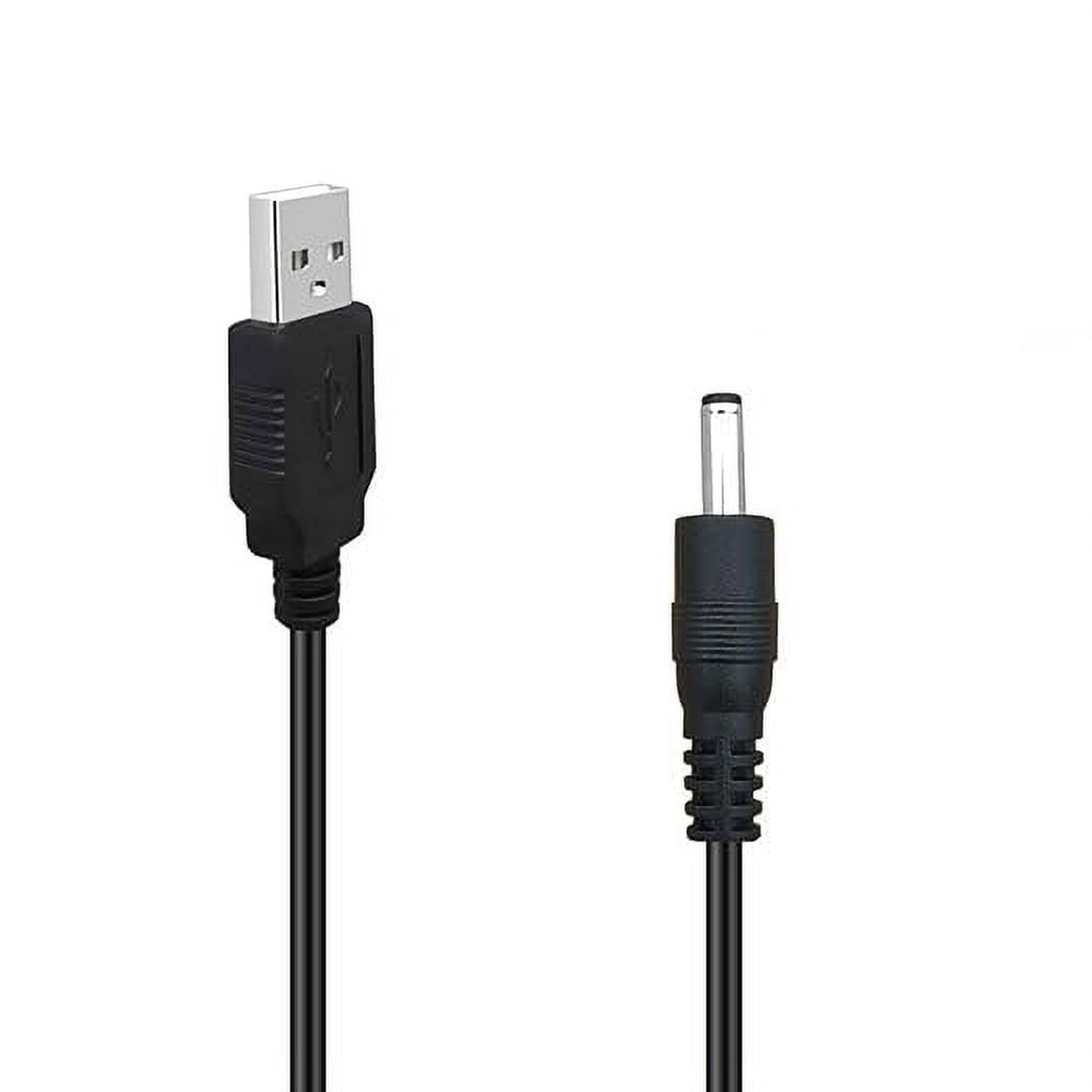USB to DC 3.5mm Cable, 1m/3.3ft 5V DC Power Cord USB Male to DC 3.5mm x ...
