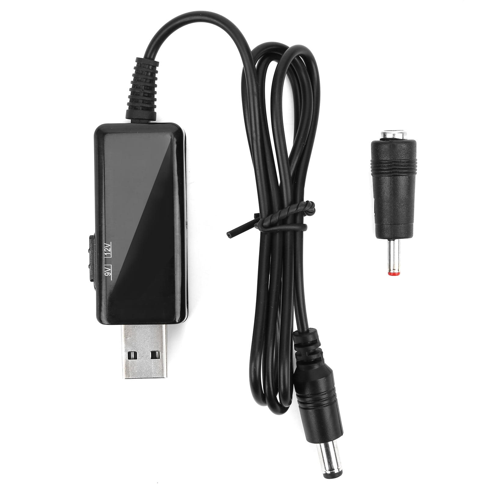 USB to DC Booster Cable Power Bank Router Cord 5V to 9V 12V StepUp Digital Display Adjustable ...