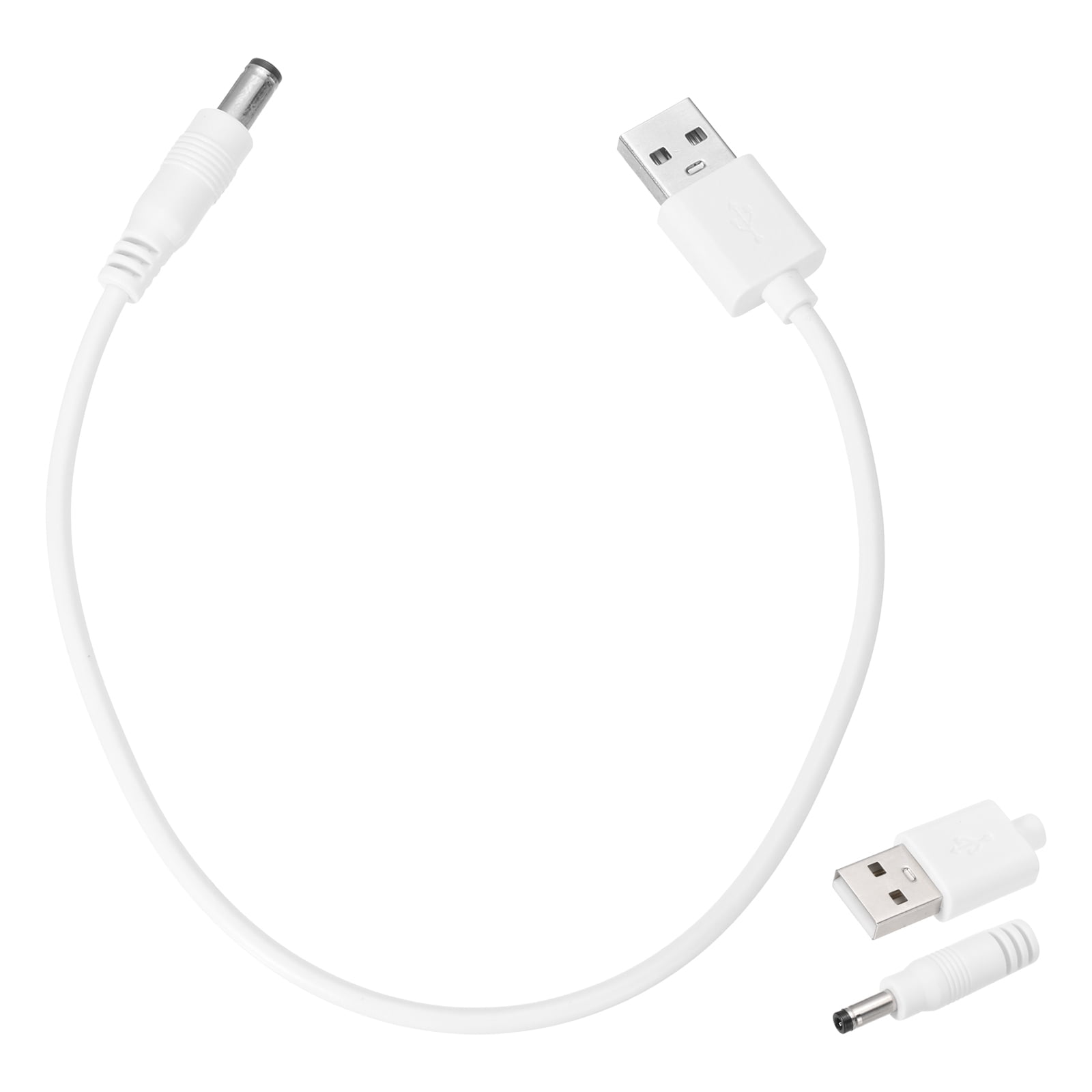 USB to DC Power Cable 3A 5V DC Power Cord 5.5mm x 2.5mm Jack Charging ...