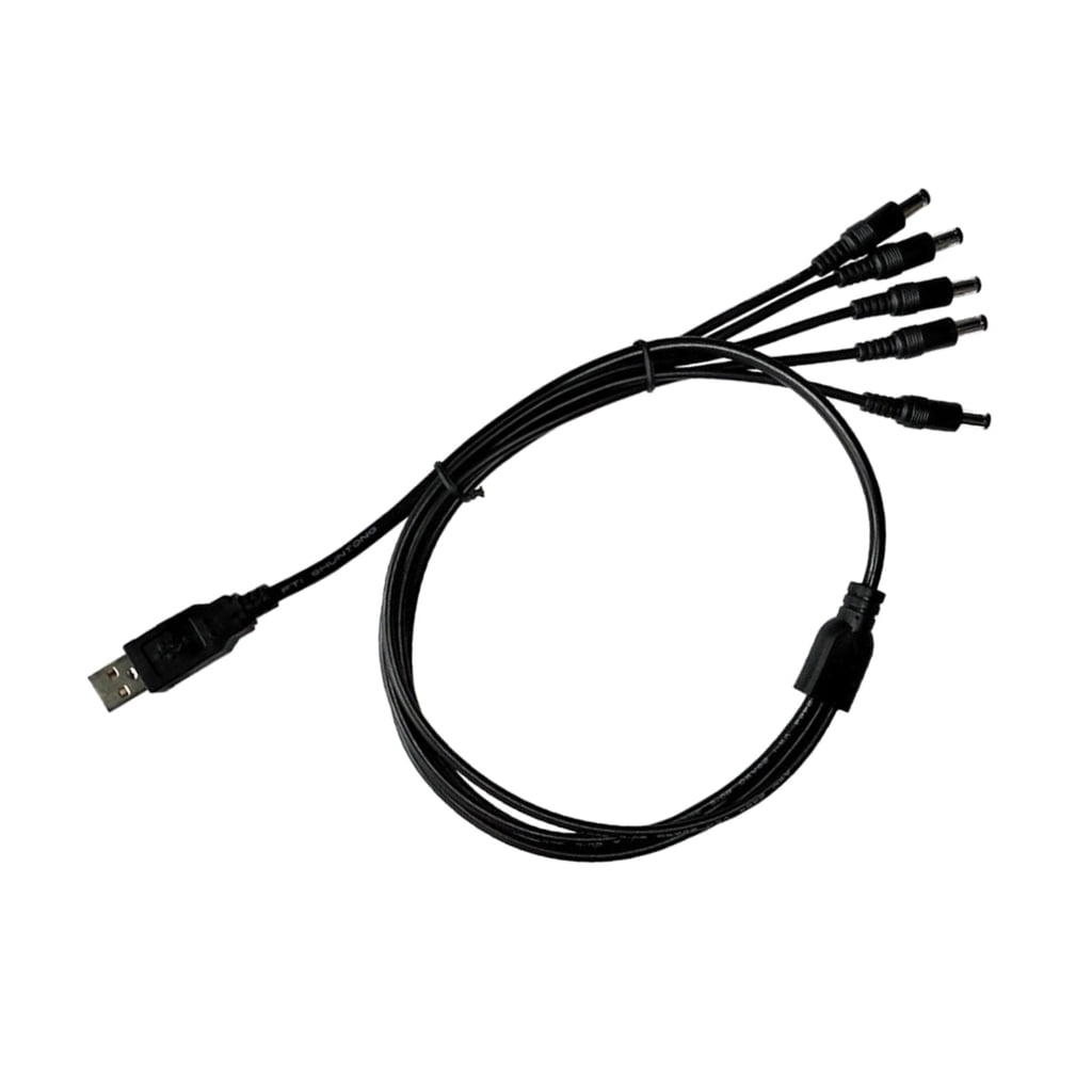 USB to DC5.5x2.1mm Power Cable 120W 5V Charging Cable for Cameras LED ...