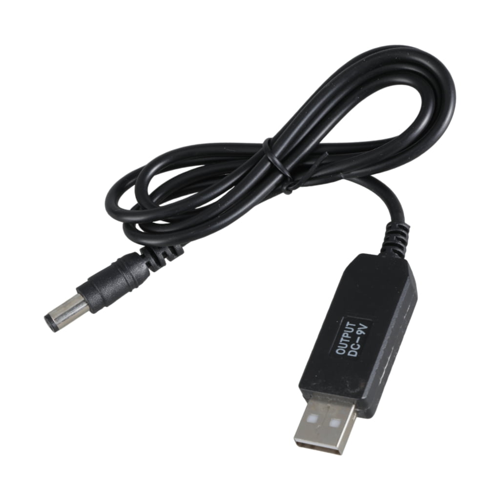 USB to DC5.5x2.1mm Power Cable 5V to 9V Step up Converters Cord for ...