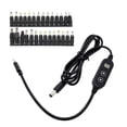 USB to DC5525 5.5X2.5MM Adapter Cable 120CM with Multiple Tips for ...