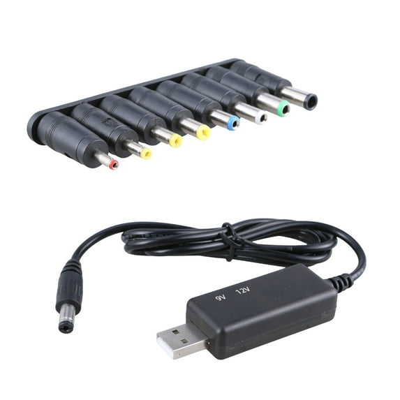 USB to DC5V 9V 12V Power Cable for Router Speaker 8PCS DC-Jack Charging Cable - Walmart.com