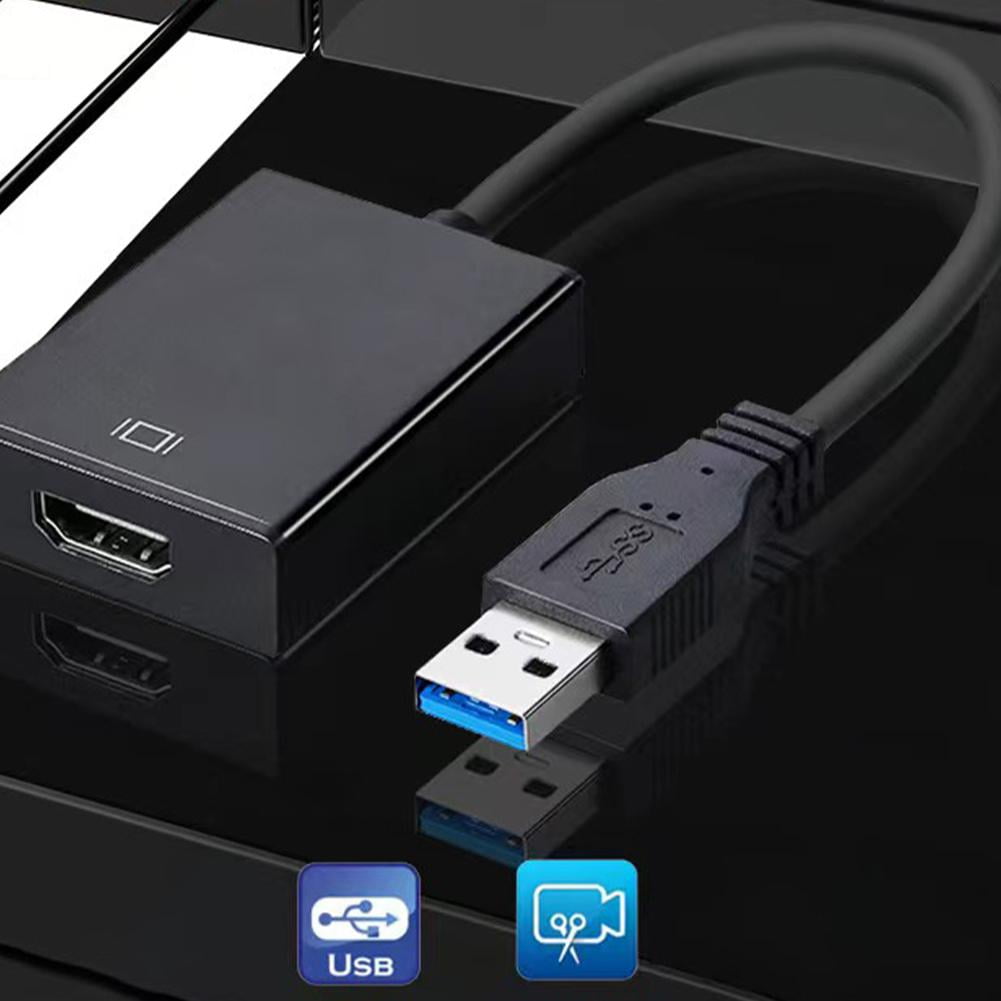 USB to HDMI Adapter, HD 1080P Video Audio Converter, USB 3.0 to HDMI ...