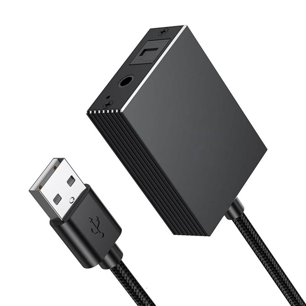 USB to Optical Spdif and 3.5mm Auditory Converter for Connecting TV PC ...