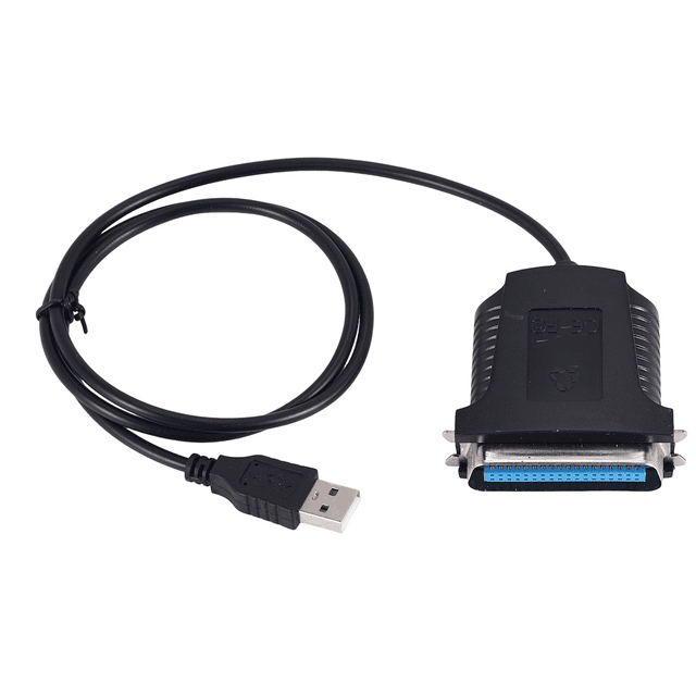 USB to Parallel 36 Pin Centronics Printer Adapter Cable - Walmart.com
