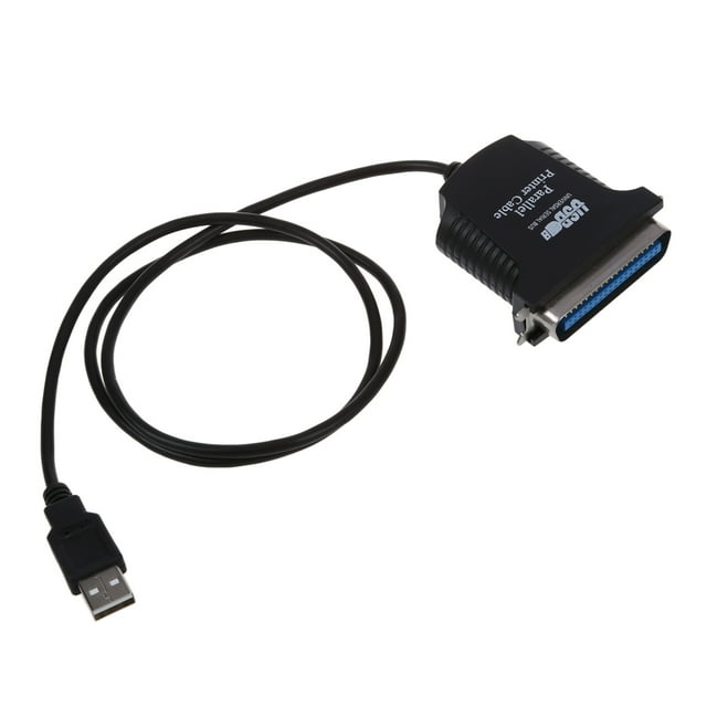 USB to Parallel 36 Pin Centronics Printer Adapter Cable - Walmart.com