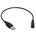 USB to Power Cable, DC5.5x2.1mm Female USB Male DC5V Power Supply ...
