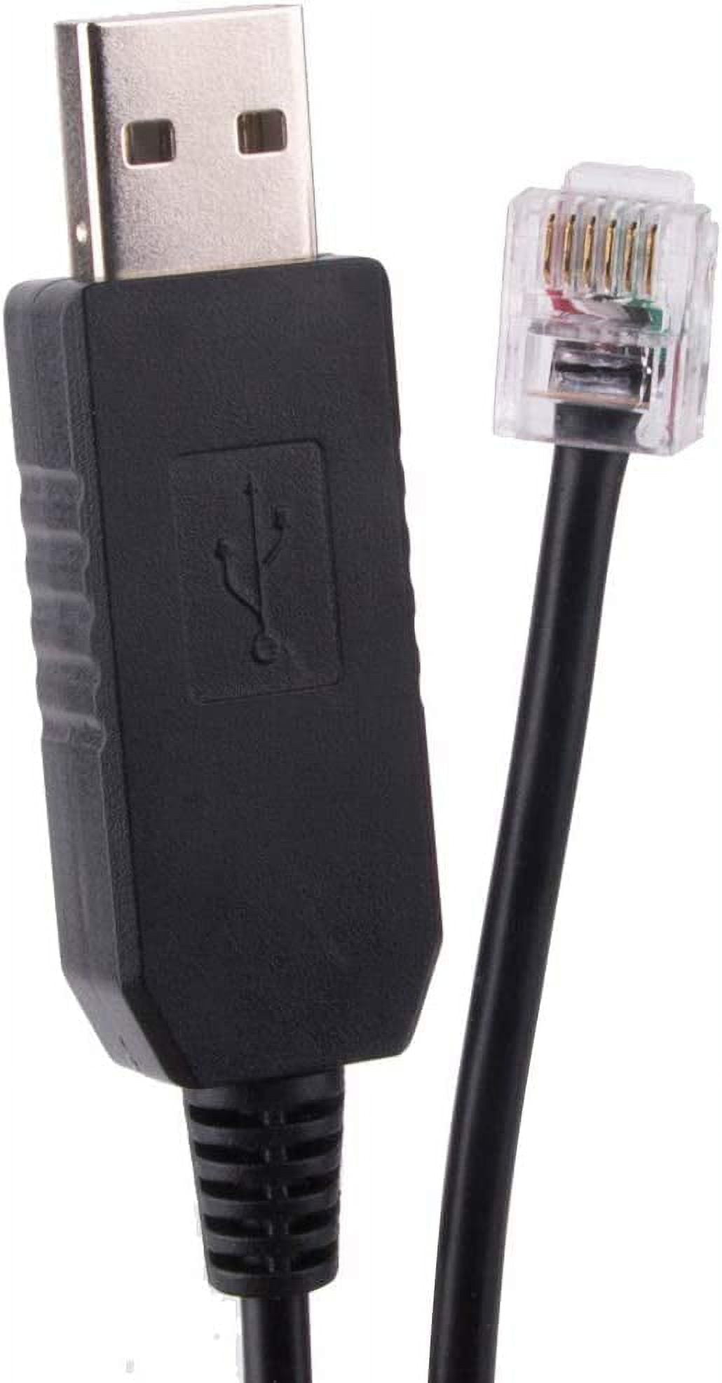 USB to RJ11 Cable for watcher EQ6 EQ5 HEQ5 EQMOD ASCOM PC to Connect ...