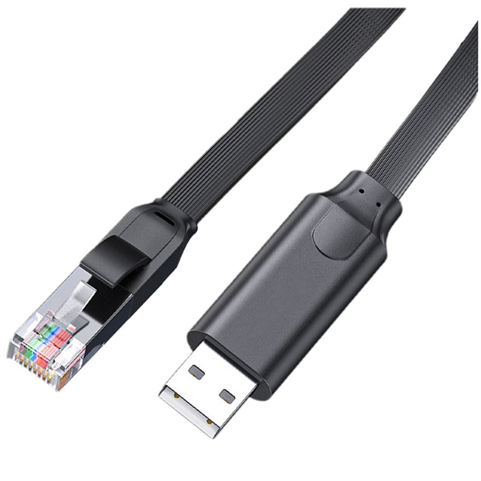 USB to RJ45 Console Cable RS232 Serial Adapter for Laptop 180cm ...
