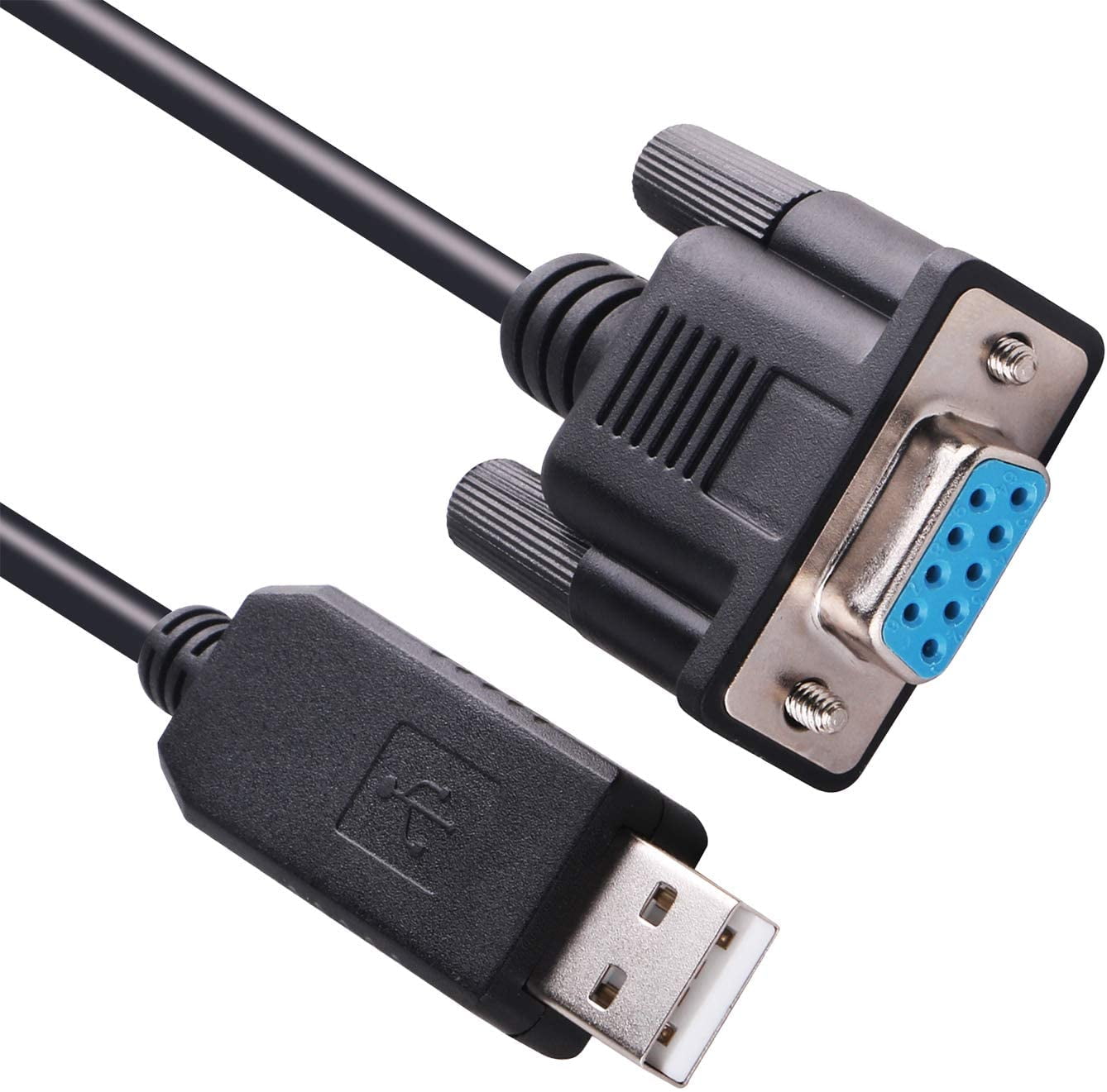USB to RS-232 9Pin DB9 Female 9 Pin 2-RXD Serial Adapter Cable for ...