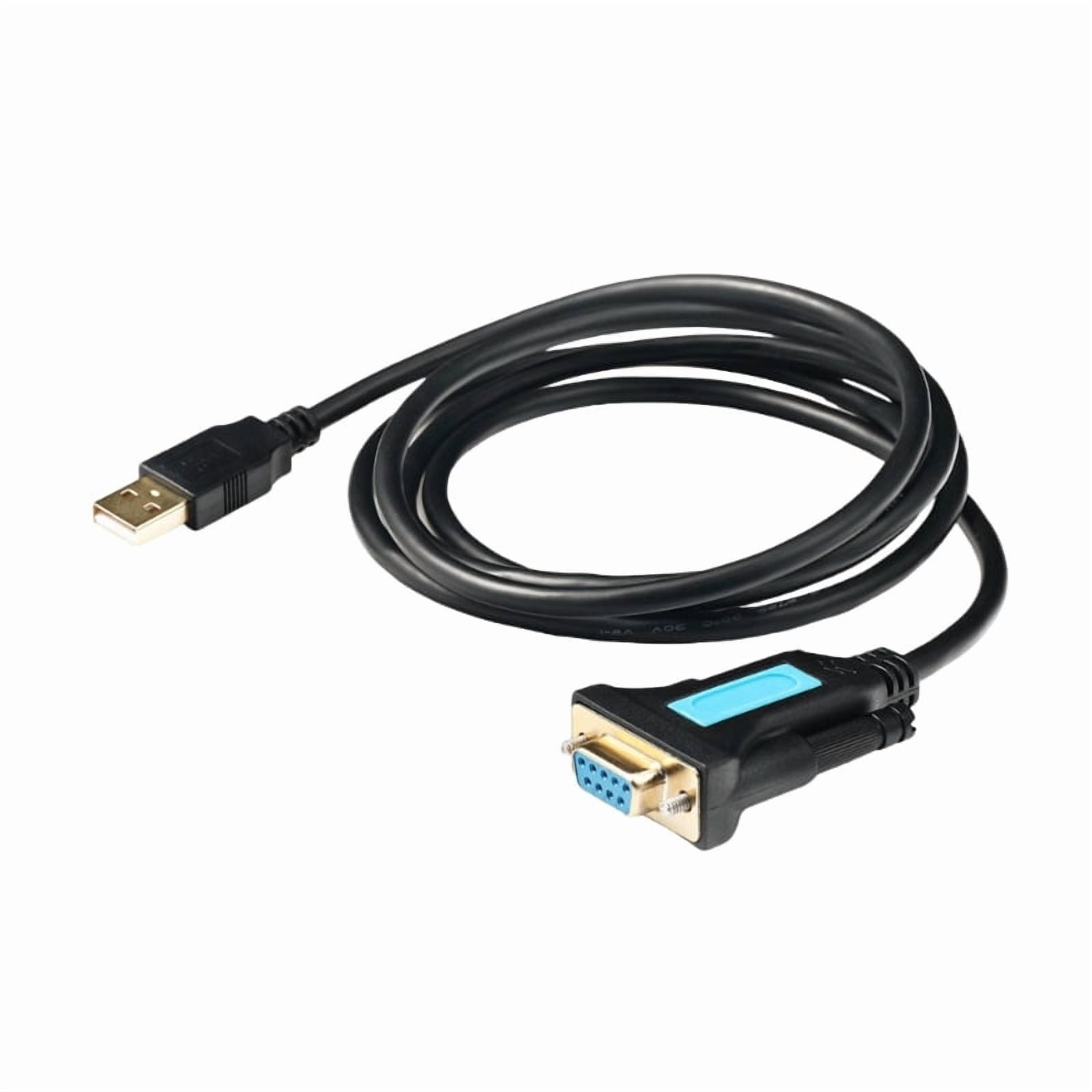 USB to RS232 Adapter USB 2.0 Male to RS232 Female DB9 Serial Converter ...