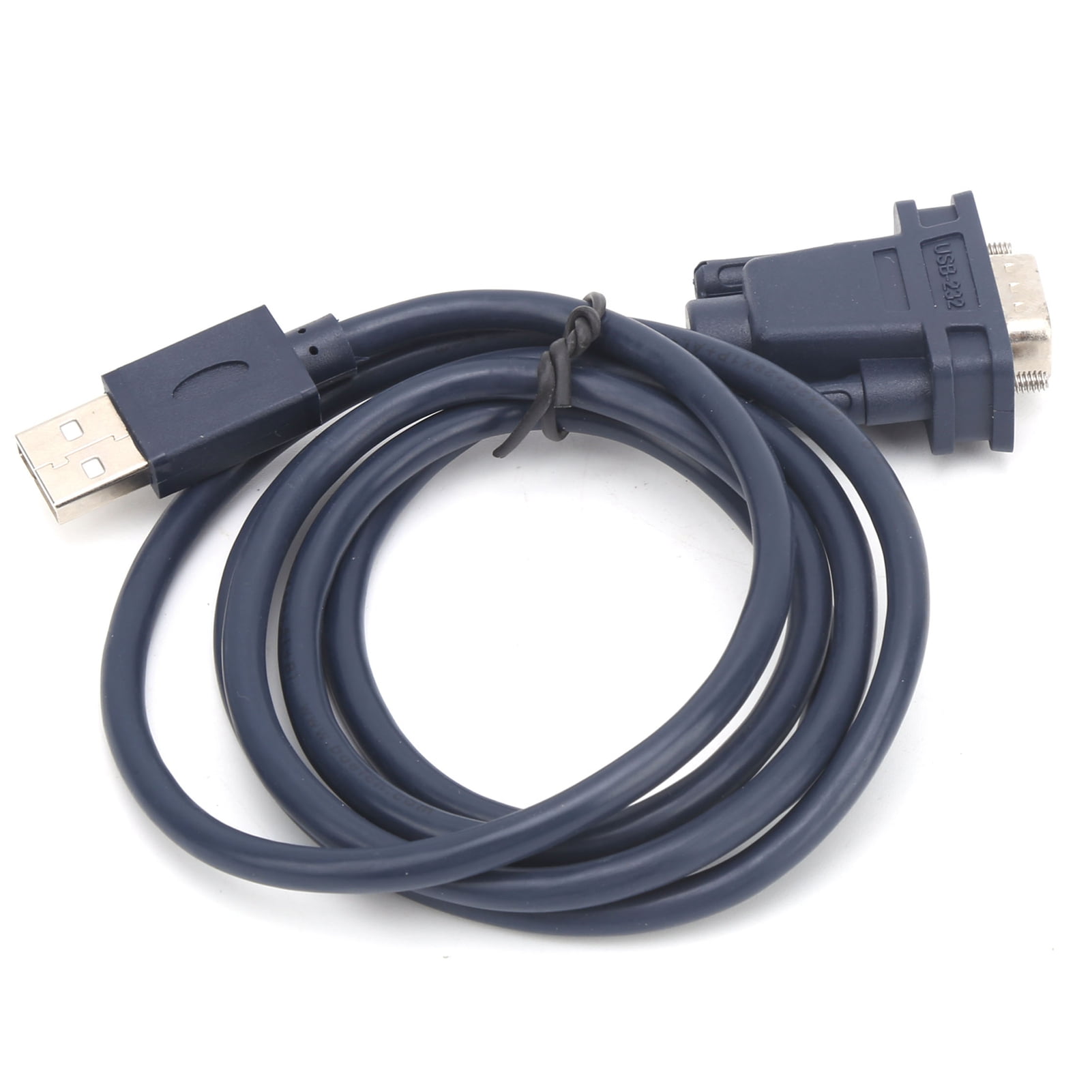 USB to RS232 Serial Cable Black Industrial Grade 9Pin Computer Printing ...
