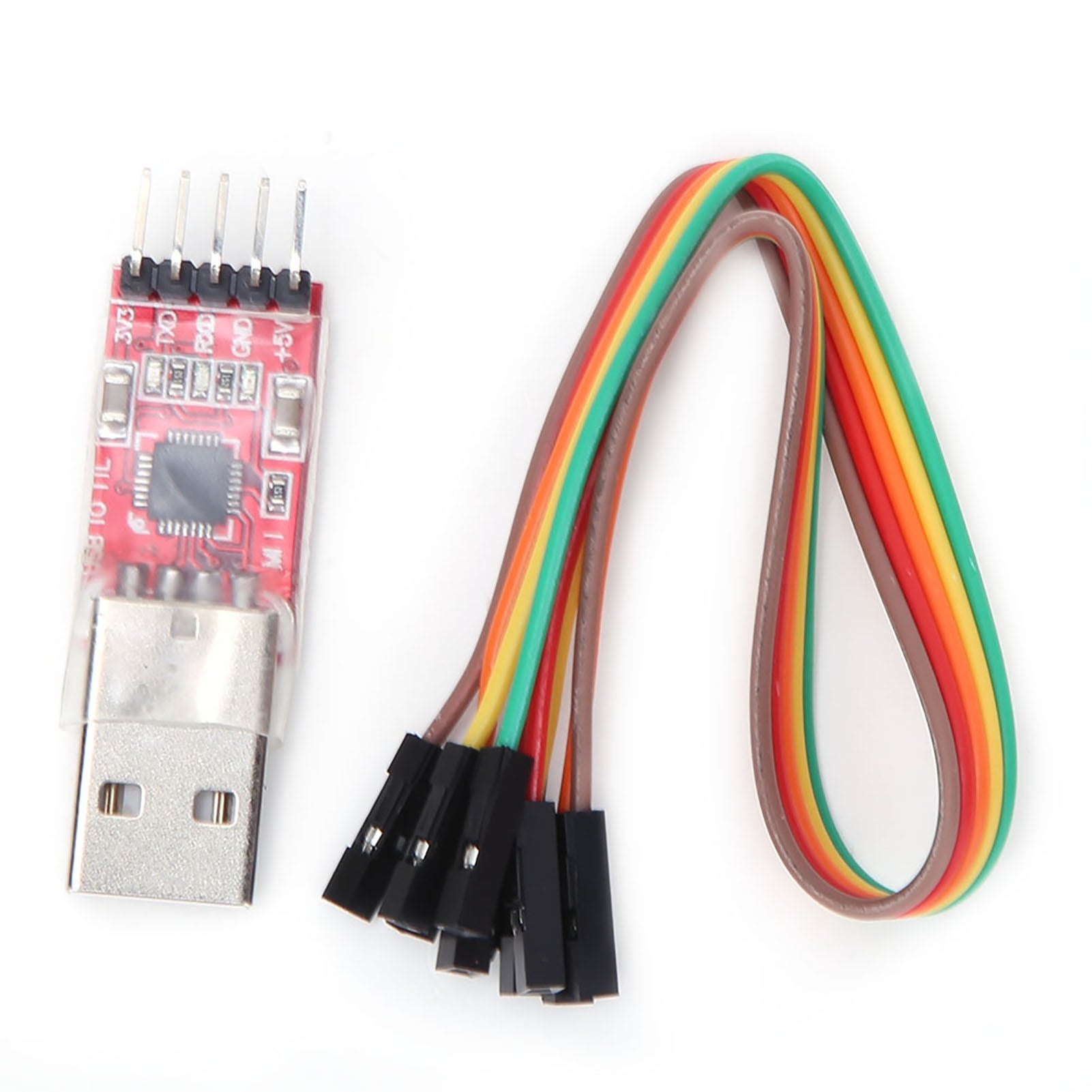 Usb To Ttl 5pin Module Serial Converter Adapter With Jumper Wire
