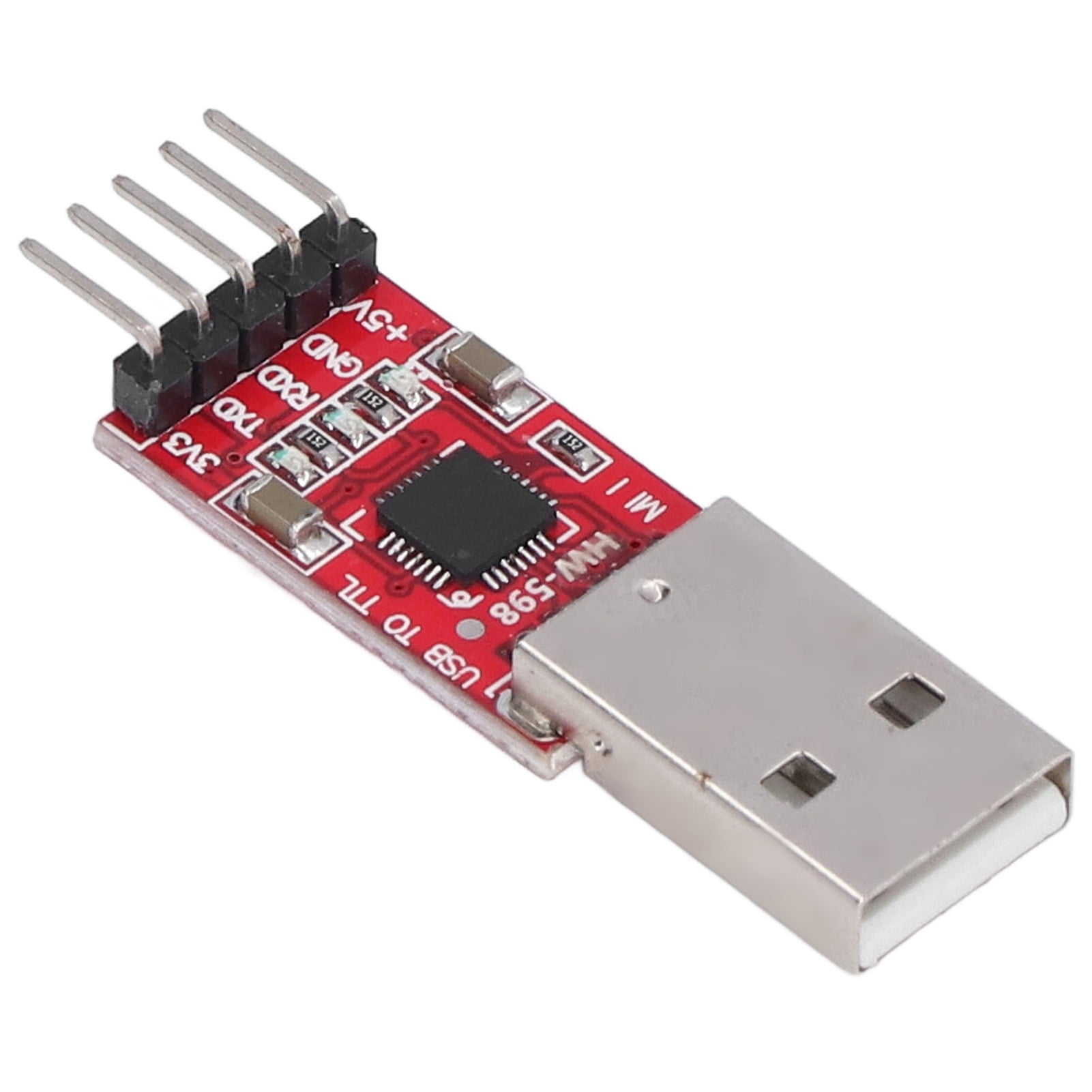 USB to TTL Module Serial Converter Adapter STC Downloader Male Head with Jump Wire - Walmart.com