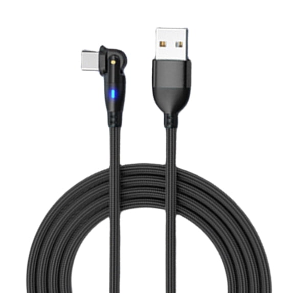 USB to Type C Fast Charging Cable 180 Degree Rotate Data Cord for ...