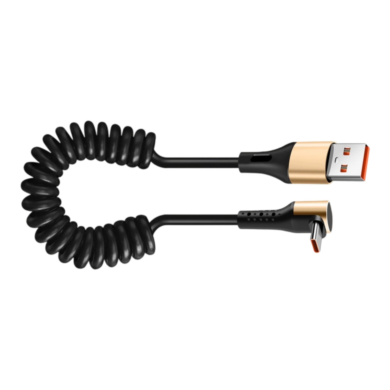 USB to Type C Fast Power Cable with Strong Spring Design and Angled ...