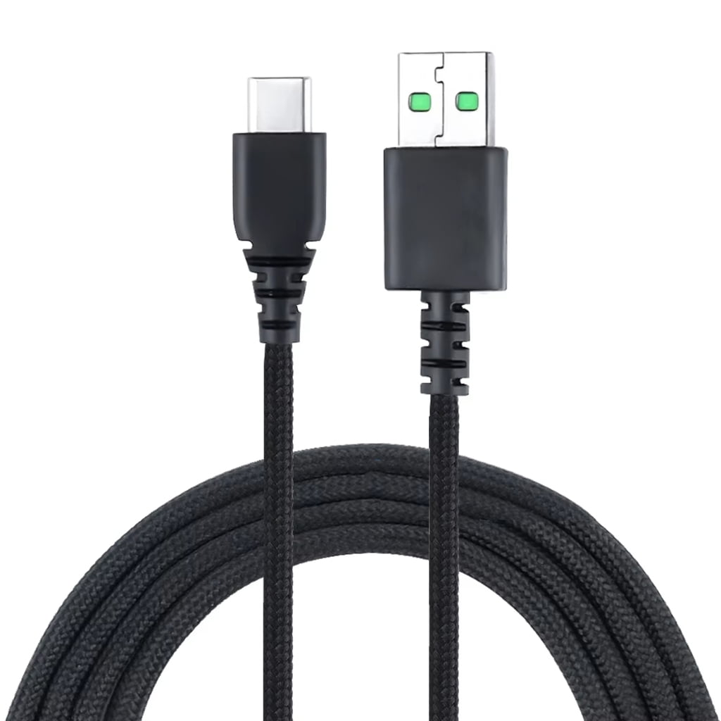 USB to Type C Mouse Cable PVC Mice Line Wire for V2/Basilisk/Deathadder ...
