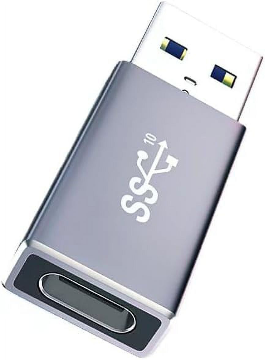 USB to USB C Adapter,10Gbps Double-Sided SuperSpeed Data Sync & Fast ...