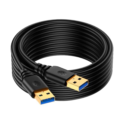 USB toUSB Cable, 10FT Type 3.0 A to A Male to Male Cable Double Sided A ...
