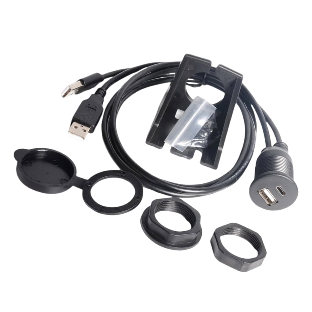 USB2.0 A Male to USB & Type C Female Port Extension 1M for Automotive ...