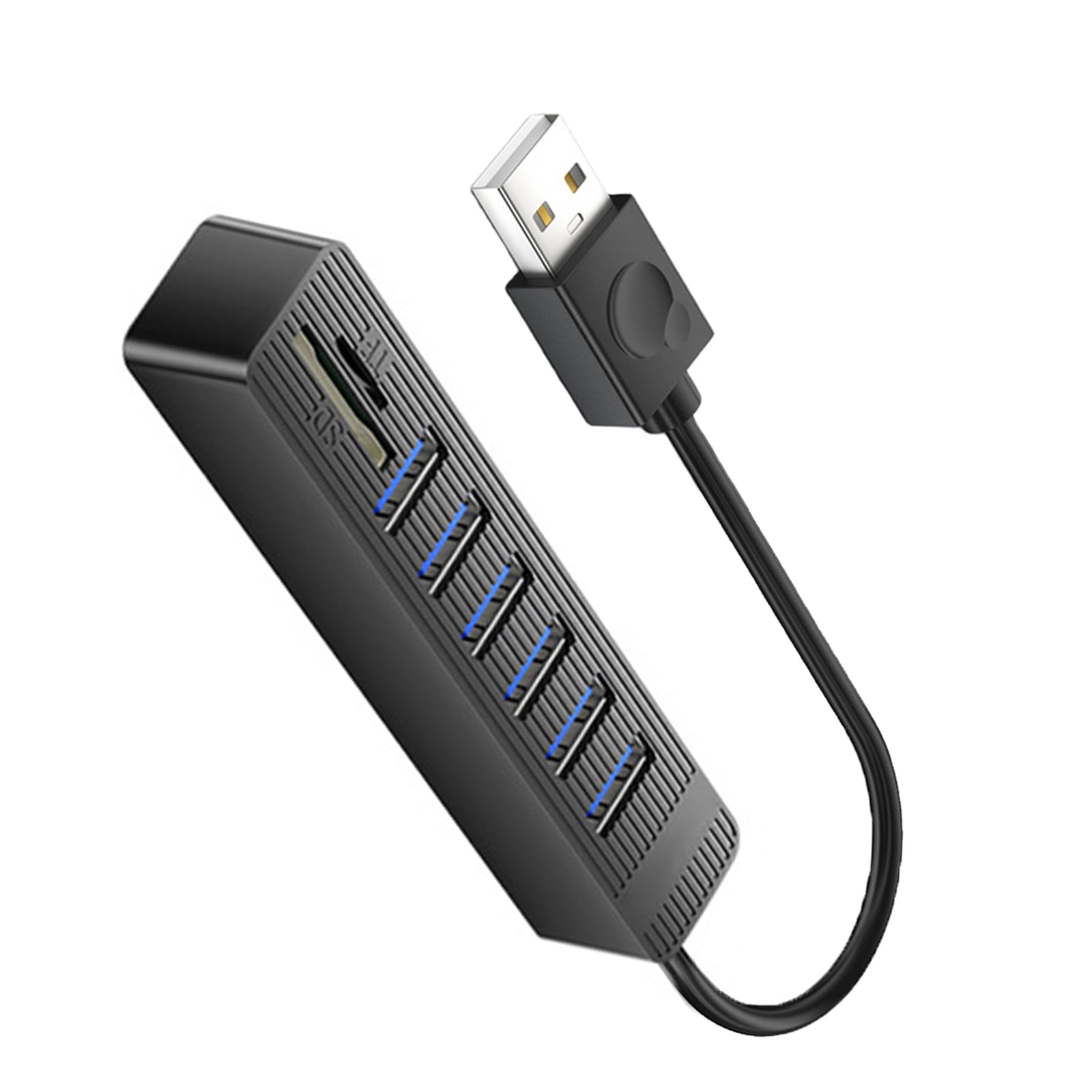 USB2.0 Hubs Adapter with 3 or 6 Port and Builts in Card Reader Fast ...