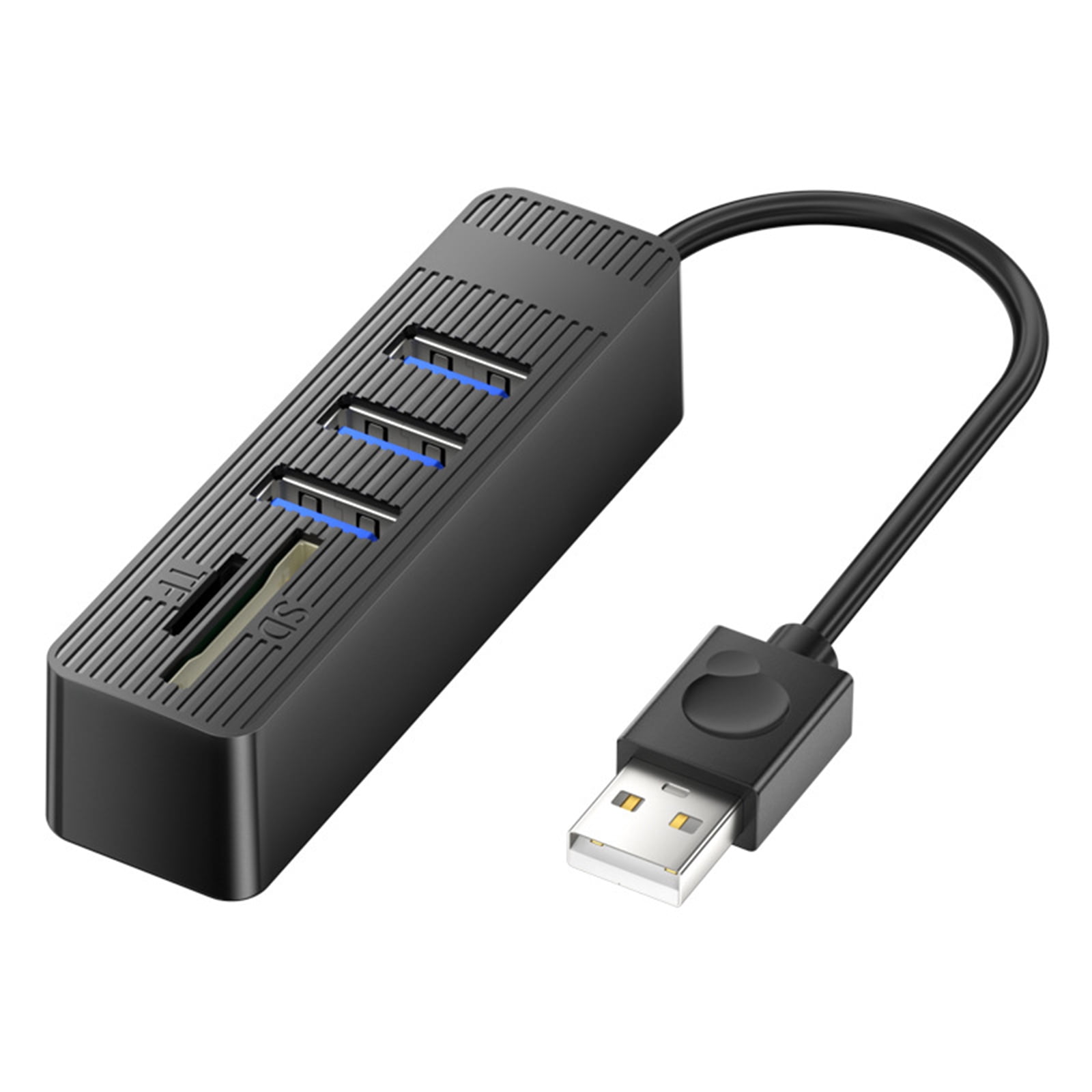 USB2.0 Hubs Adapter with Card Slot Offering Fast Speed 480Mbps Data ...