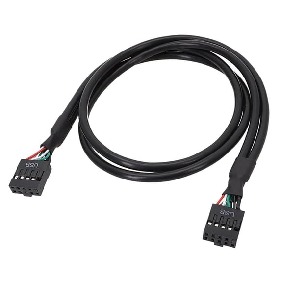 USB2.0 Internal Mainboard Header Cable USB2.0 9pin Female to Female ...