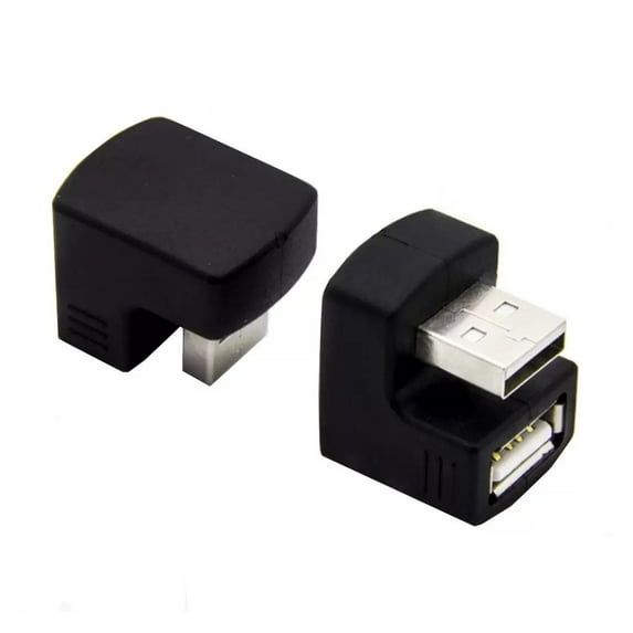 USB2.0 Male To Female U Shaped Bend Connectors Adapter Plug And Play ...