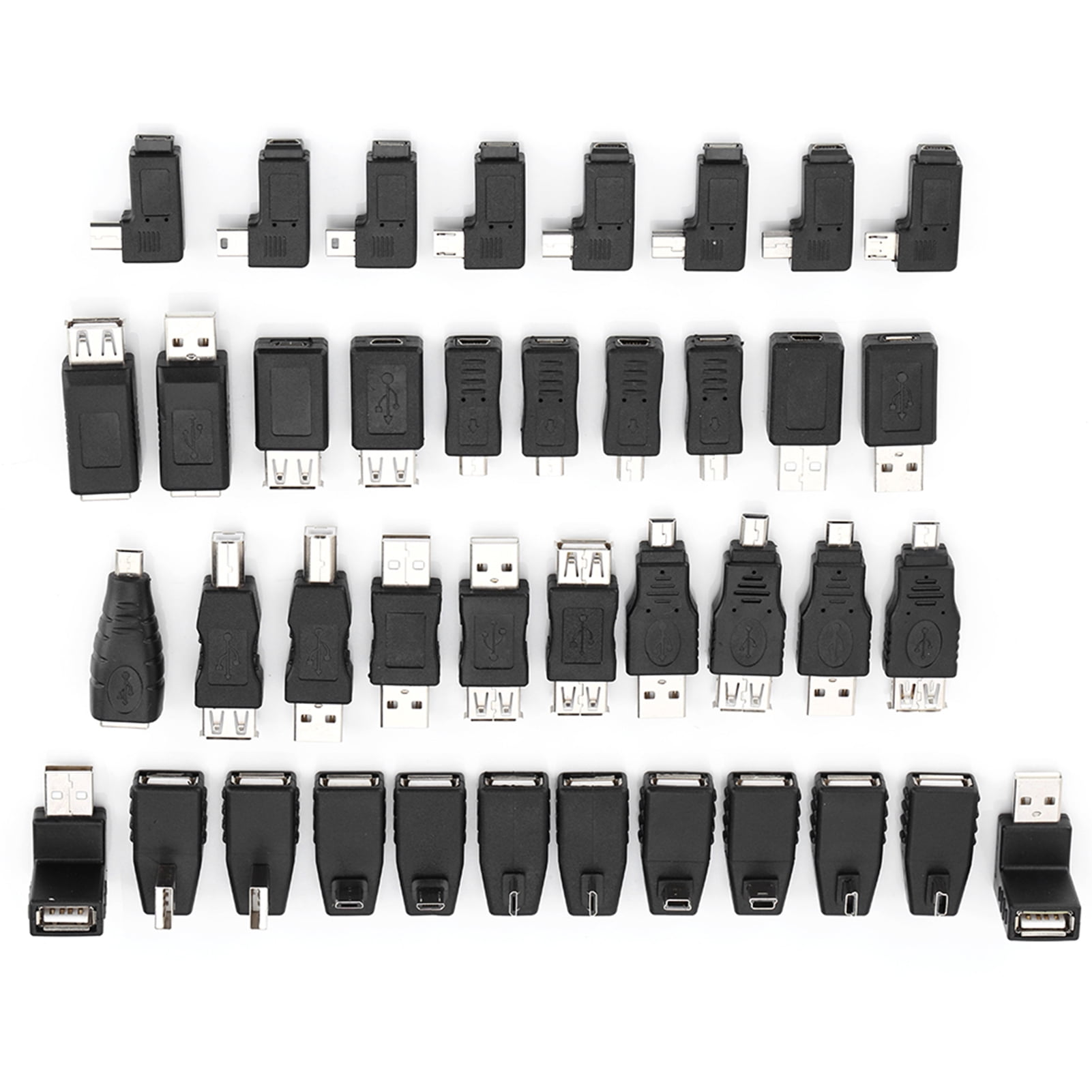 USB2.0 Mini Adapter Converter, Micro Connector Male Female Converters ...