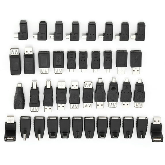 USB2.0 Mini Adapter Converter, Micro Connector Male Female Converters ...