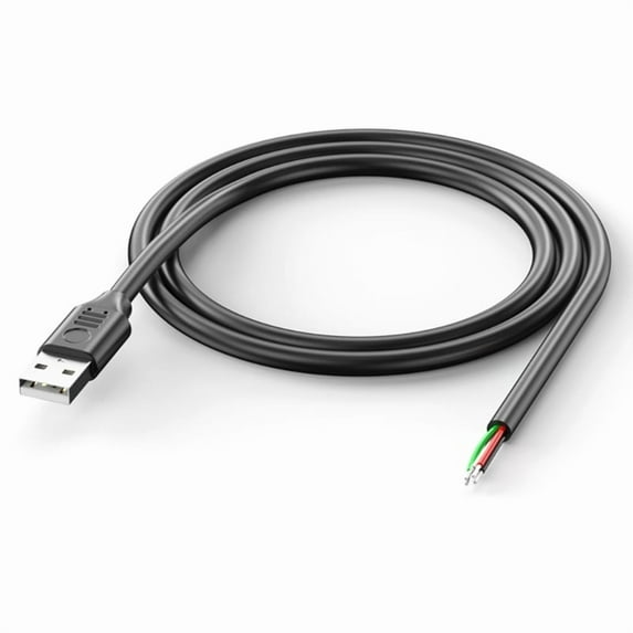USB2.0 Plug Cable with 4pin Bare Wire,USB Power Data Cable Pigtail ...