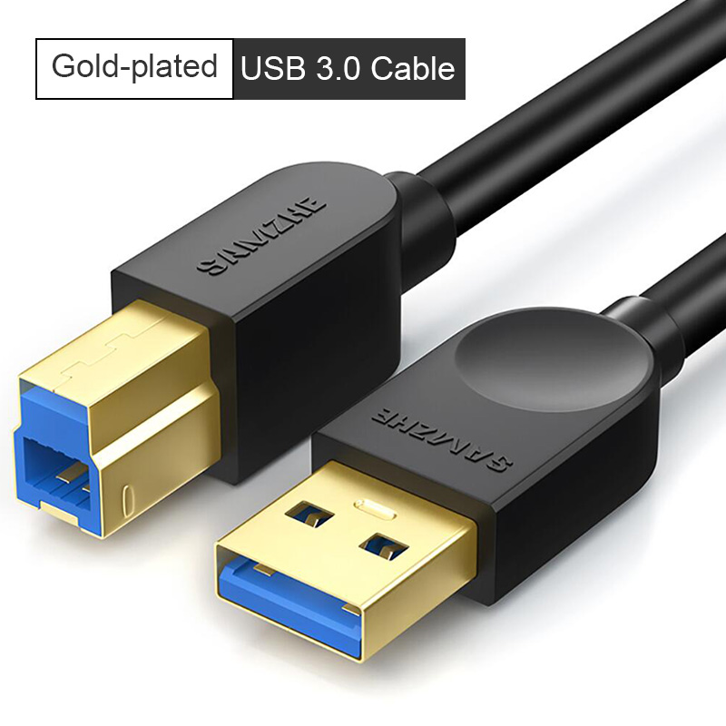 USB2.0 Print Cable USB 2.0 Type A Male To B Male Sync Data Scanner Cable for HP Canon Epson ...