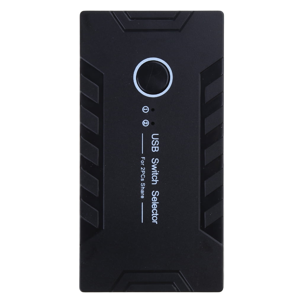 USB2.0 Switch Selector 4 Ports 2 Computers Switcher Adapter Hub for PC ...