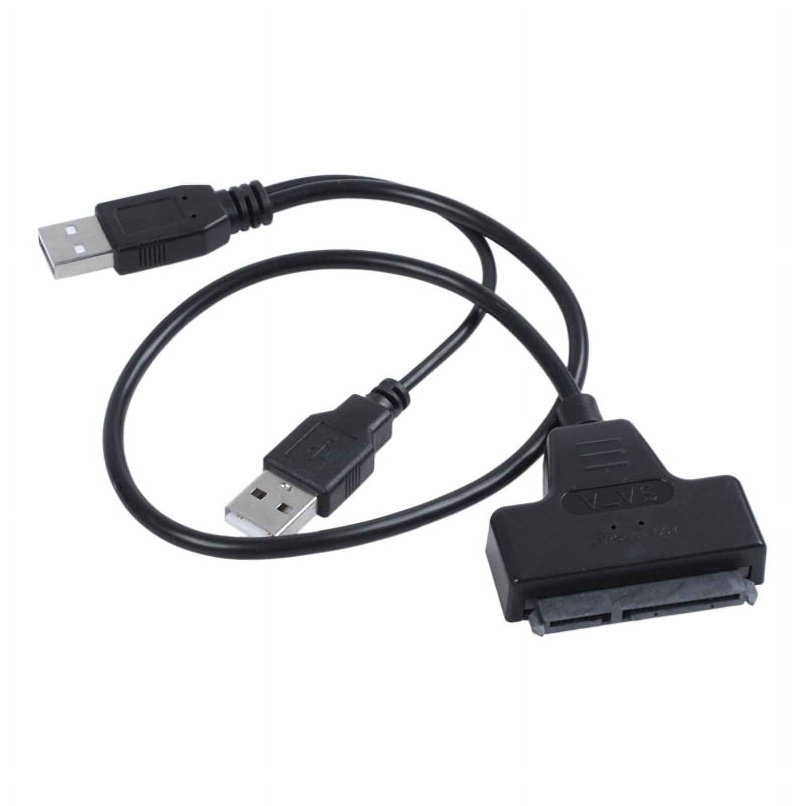 USB2.0 To SATA Adapter Cable 48cm For 2.5 inch External SSD HDD ...
