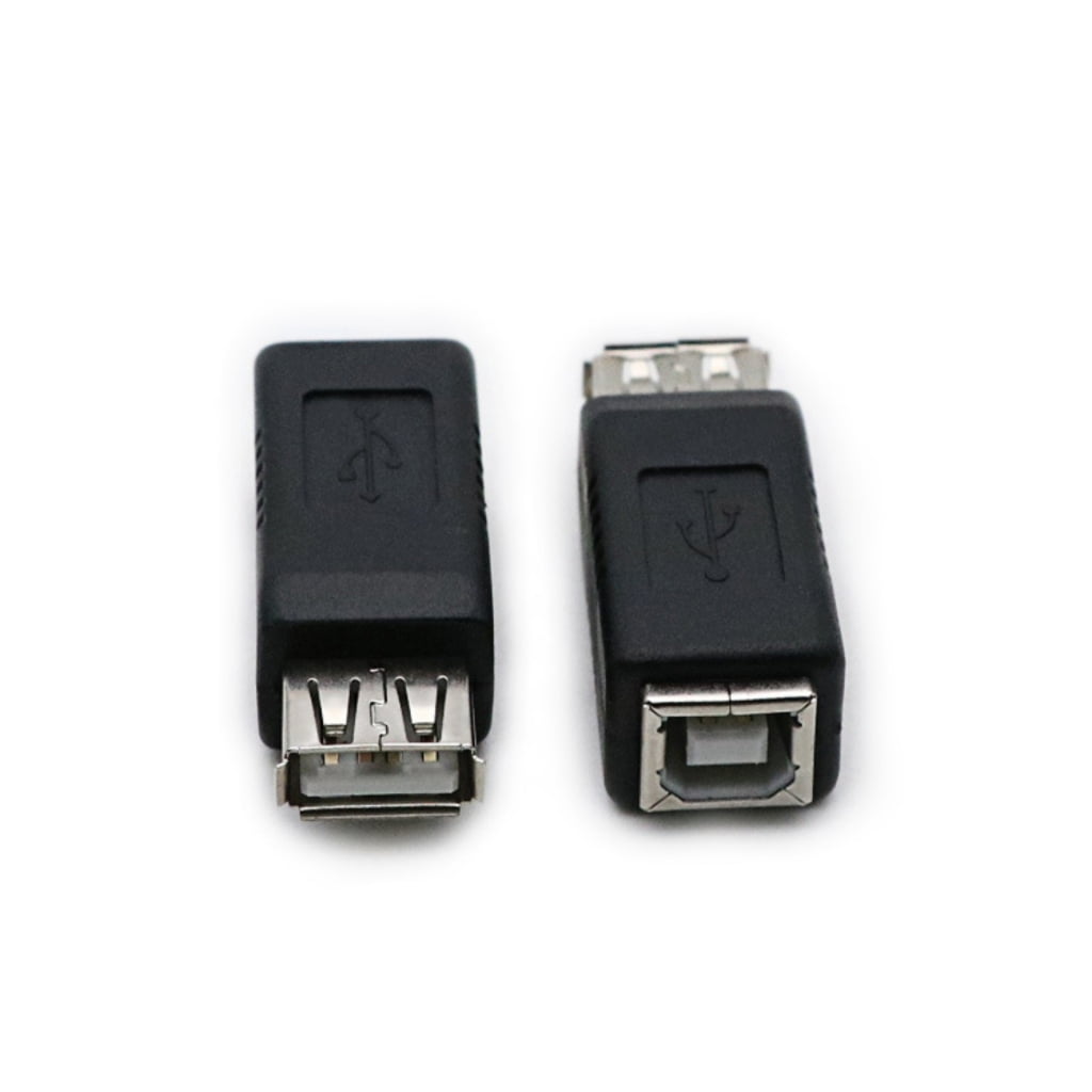 USB2.0 Type A to Type B Female Adapter ConnectorS for Computer and ...