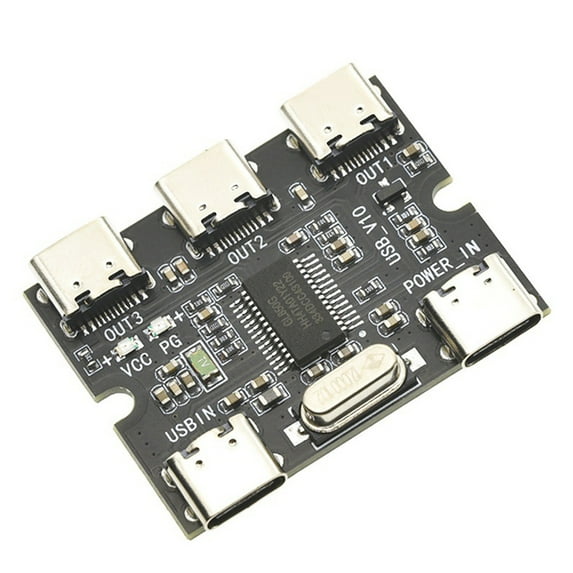 USB2.0 Type C Hub Plugs Design Not Required External Power for PC ...
