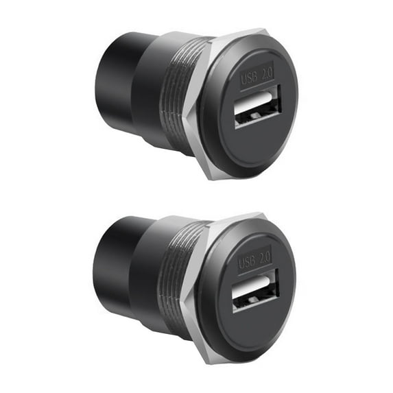 USB2.0/USB3.0 Panel Metal 22mm Circular Female To Female Threaded ...