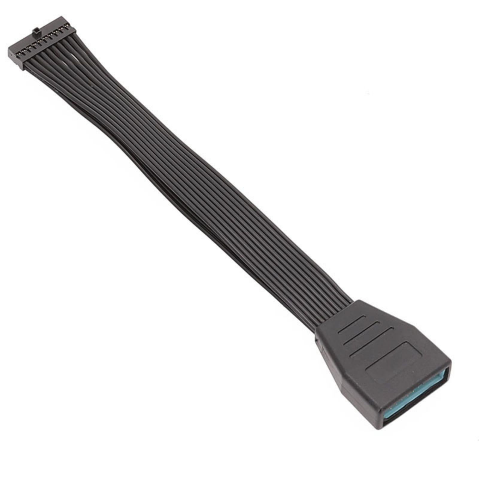 USB3.0 19/20Pin Interna lHeader Extension Adapter Cable for Solve ...