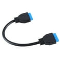 USB3.0 19Pin 1 To 2 Header Extension With Chip Cable Motherboard Data ...