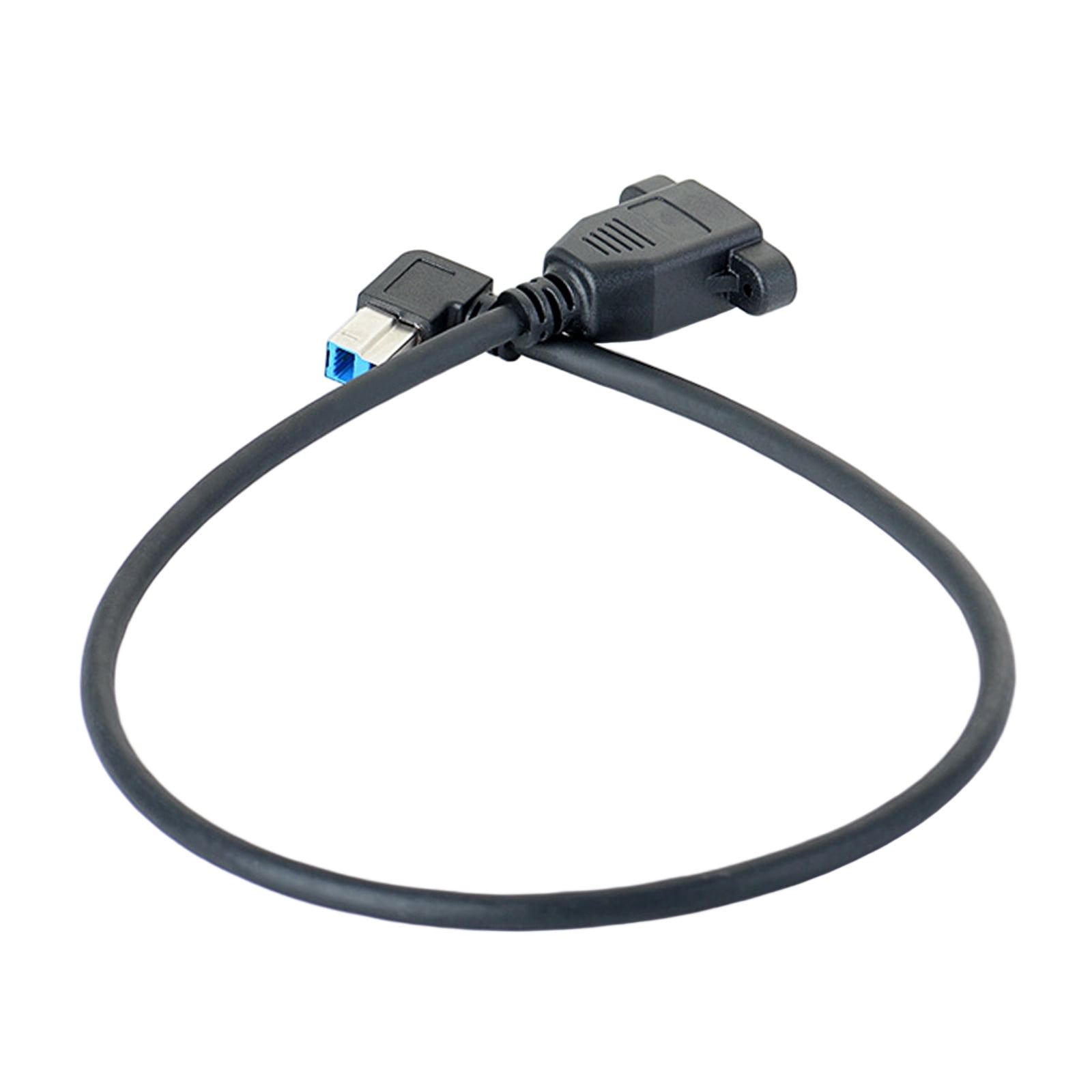 USB3.0 B Panel Mount Extension Cable 20inch Screw Fixing Heavy Duty ...