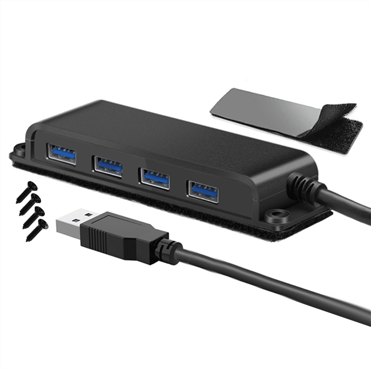 USB3.0 Cable Splitter 1 in 4 Out Network Port Docking Station to ...