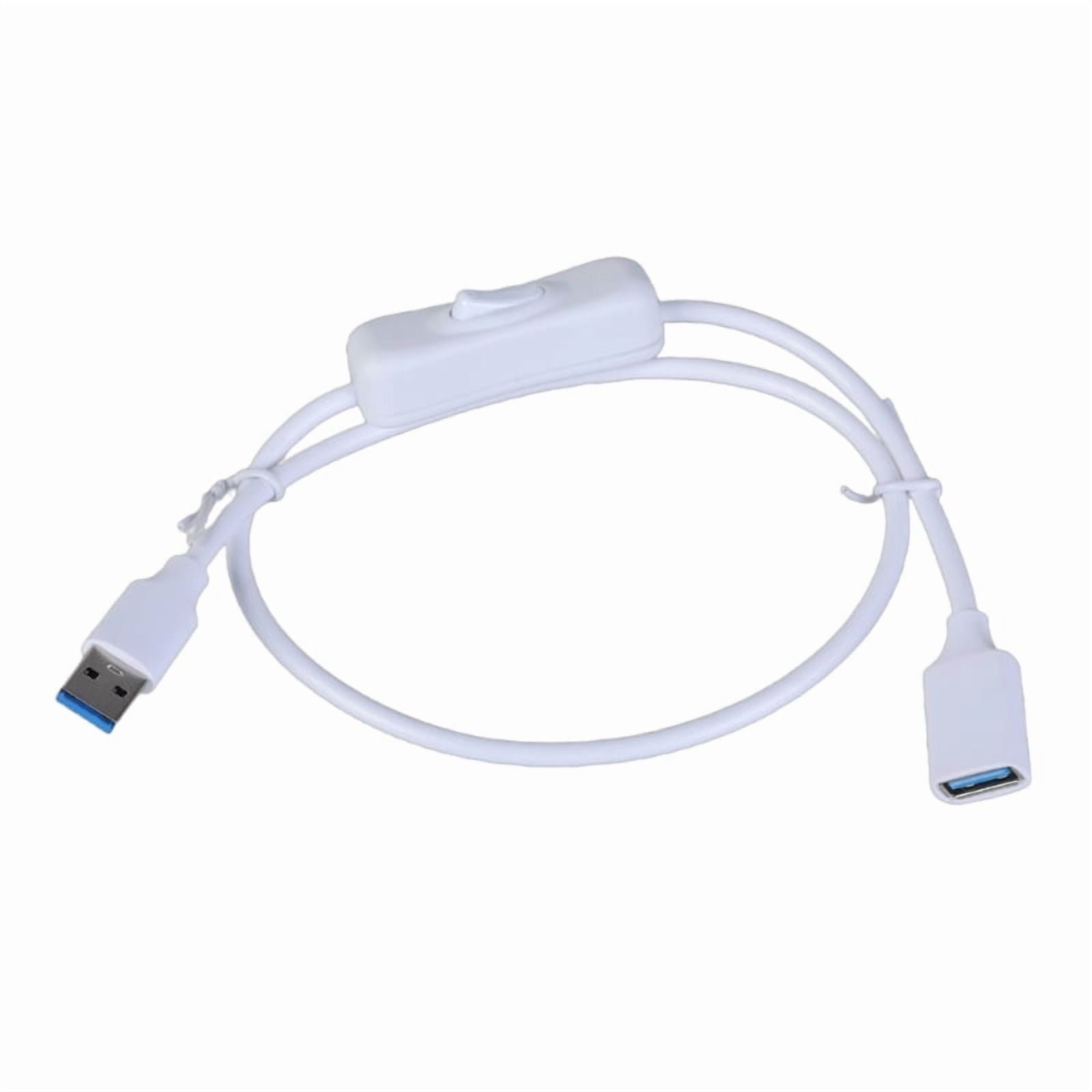 USB3.0 Extension Cable with Power Switcher Male to Female USB Adapter ...