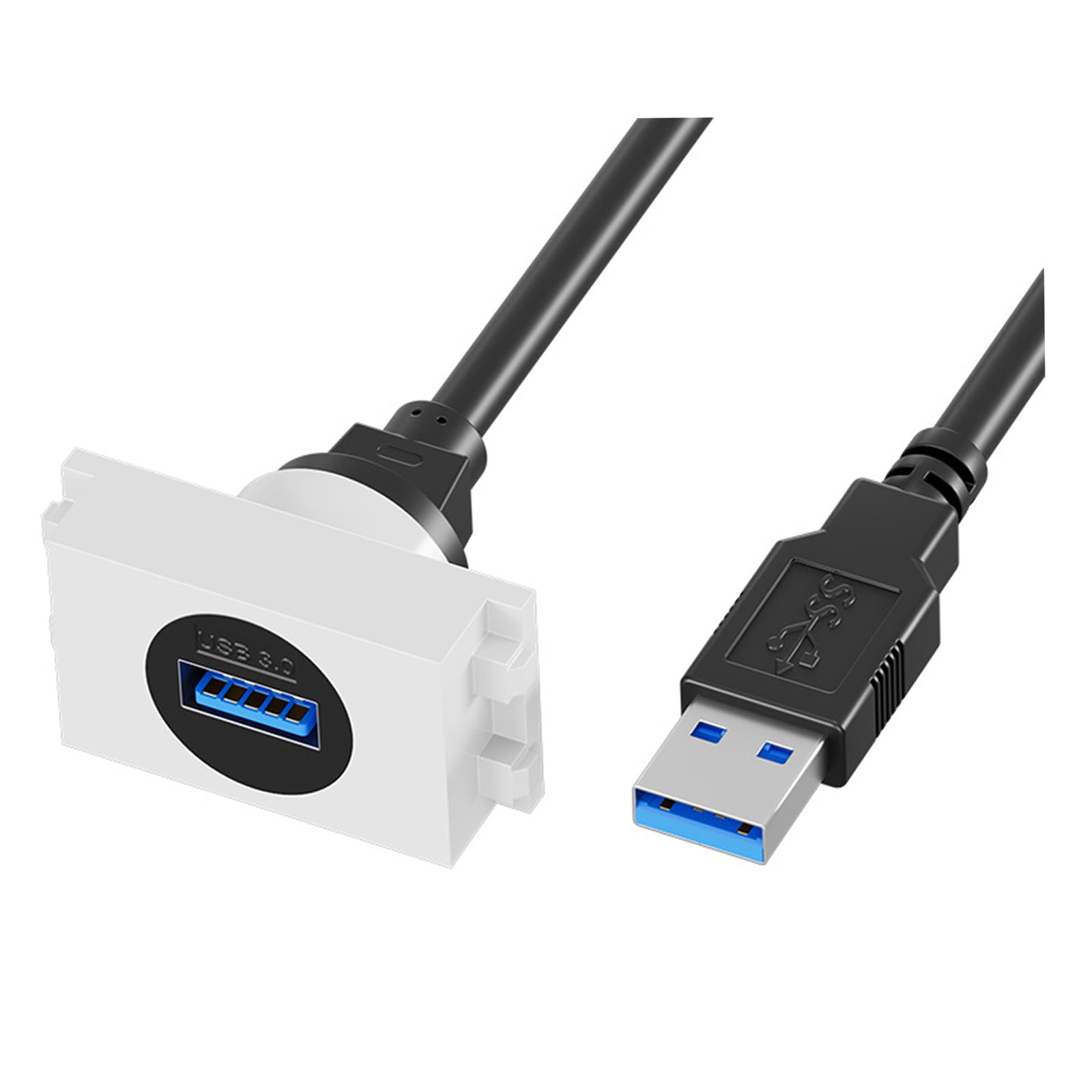 USB3.0 Female to Male Flush Panel Mount Highly Speed Data Transfer for ...