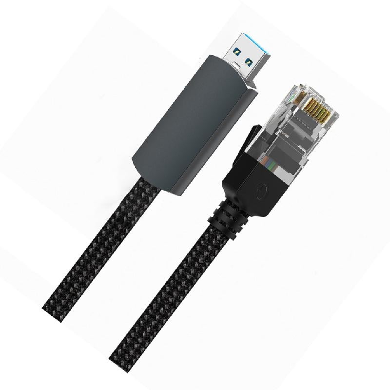 USB3.0 Gigabit Ethernet Adapter 5Gbps Aluminum Shell with OFC Braided ...