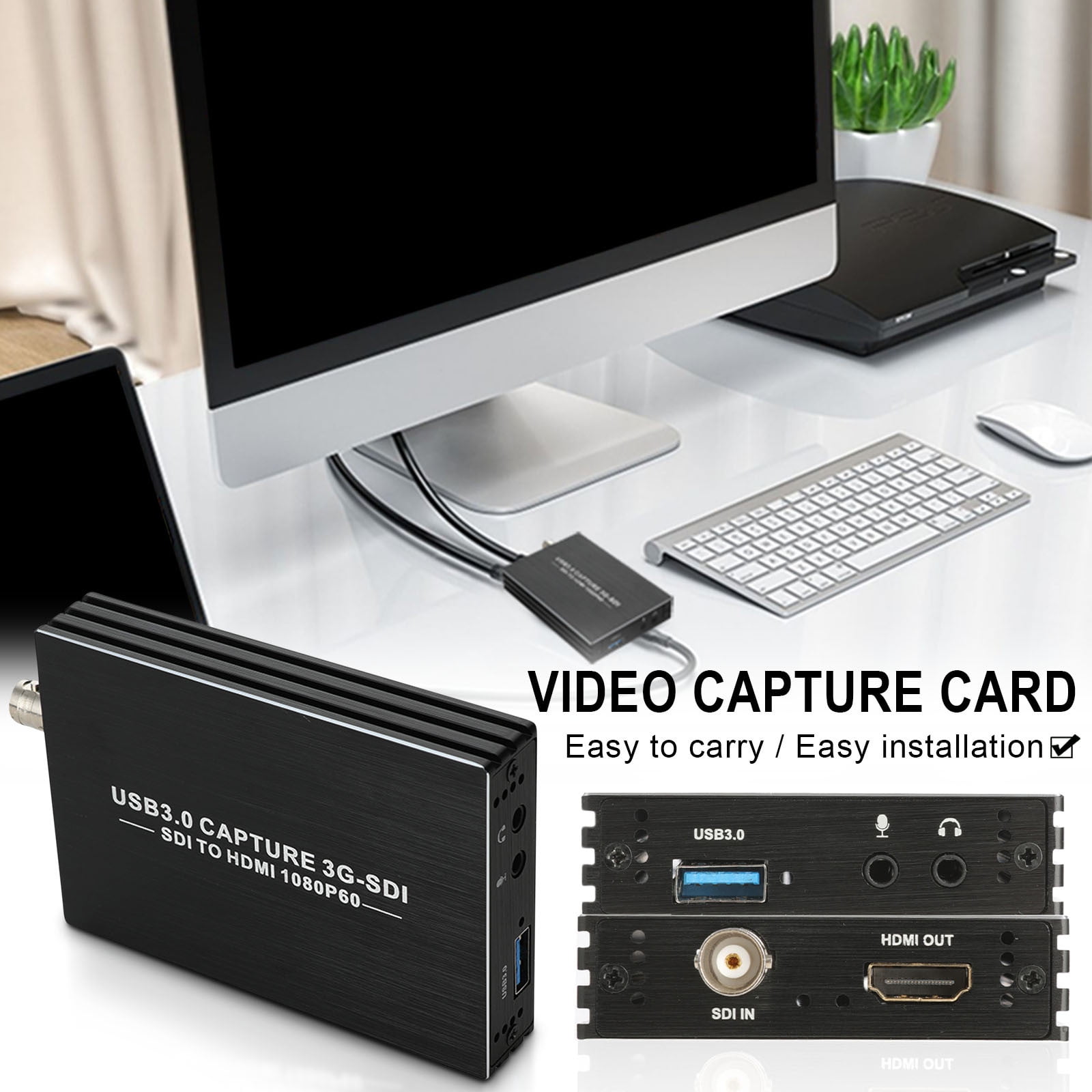 USB3.0 HD 1080P 3G-SDI Video Capture Adapter, Compatible Device ...