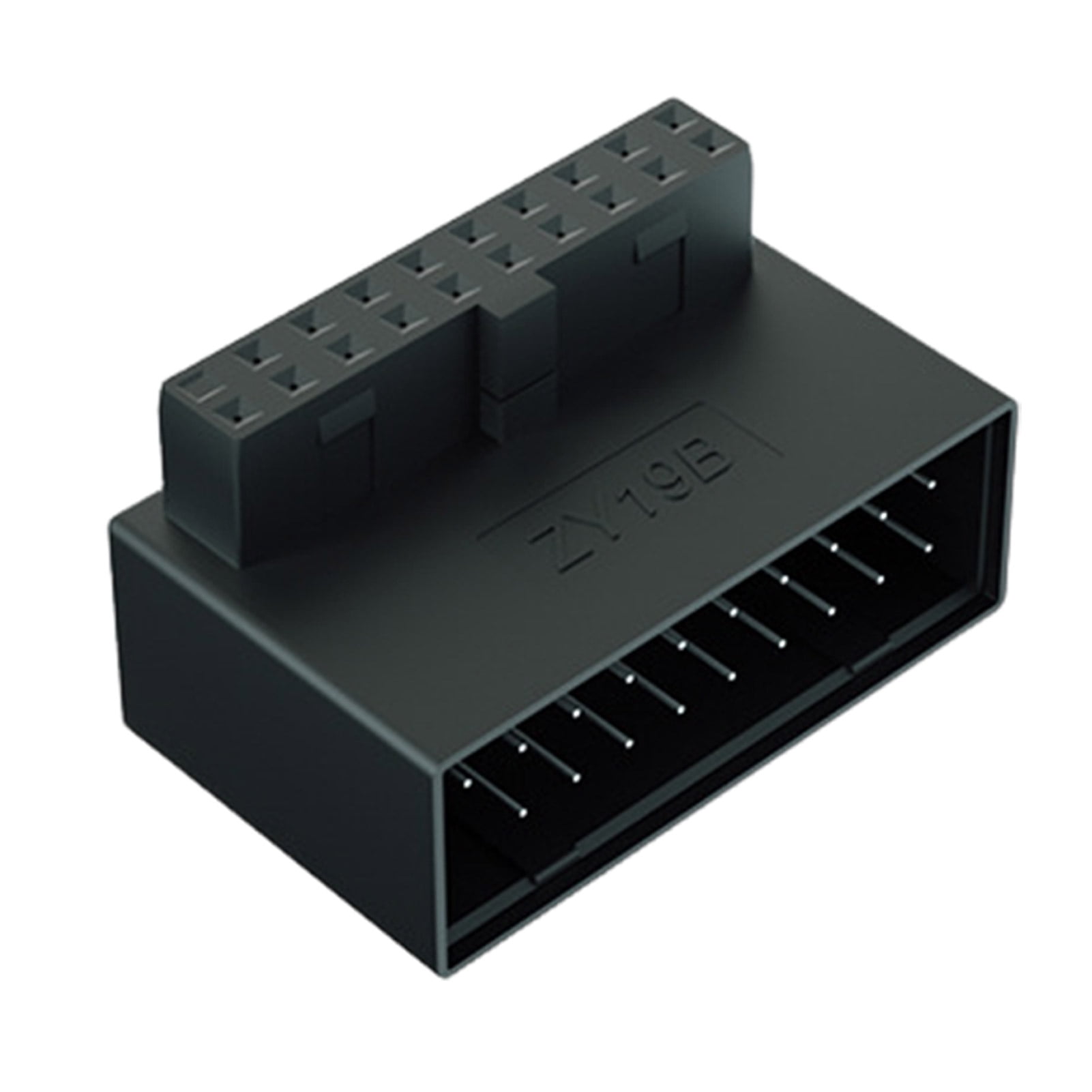 USB3.0 Header Adapter 19/20-Pin High-Speed Data Transfer 90 Degree ...