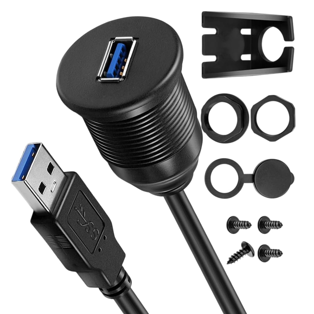USB3.0 Male to Female Auditory Flush Mount Cable for Vehicle and Marine ...