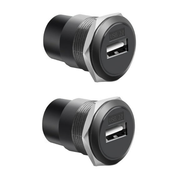 USB3.0 Panel Metal 22mm Circular USB2.0/USB3.0 Thread Module Connector ...