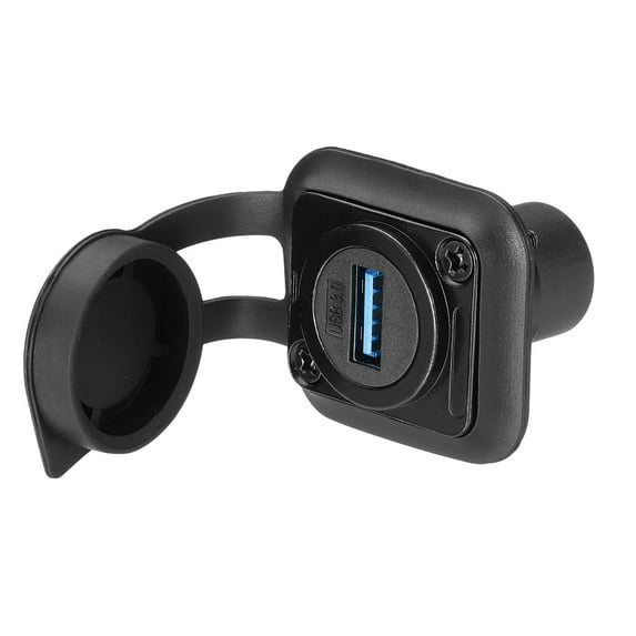 USB3.0 Panel Mount Adapter, Female to Female Panel Mount Connector ...